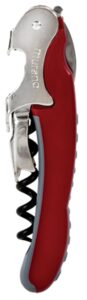 double power waiter's soft-touch corkscrew - burgandy