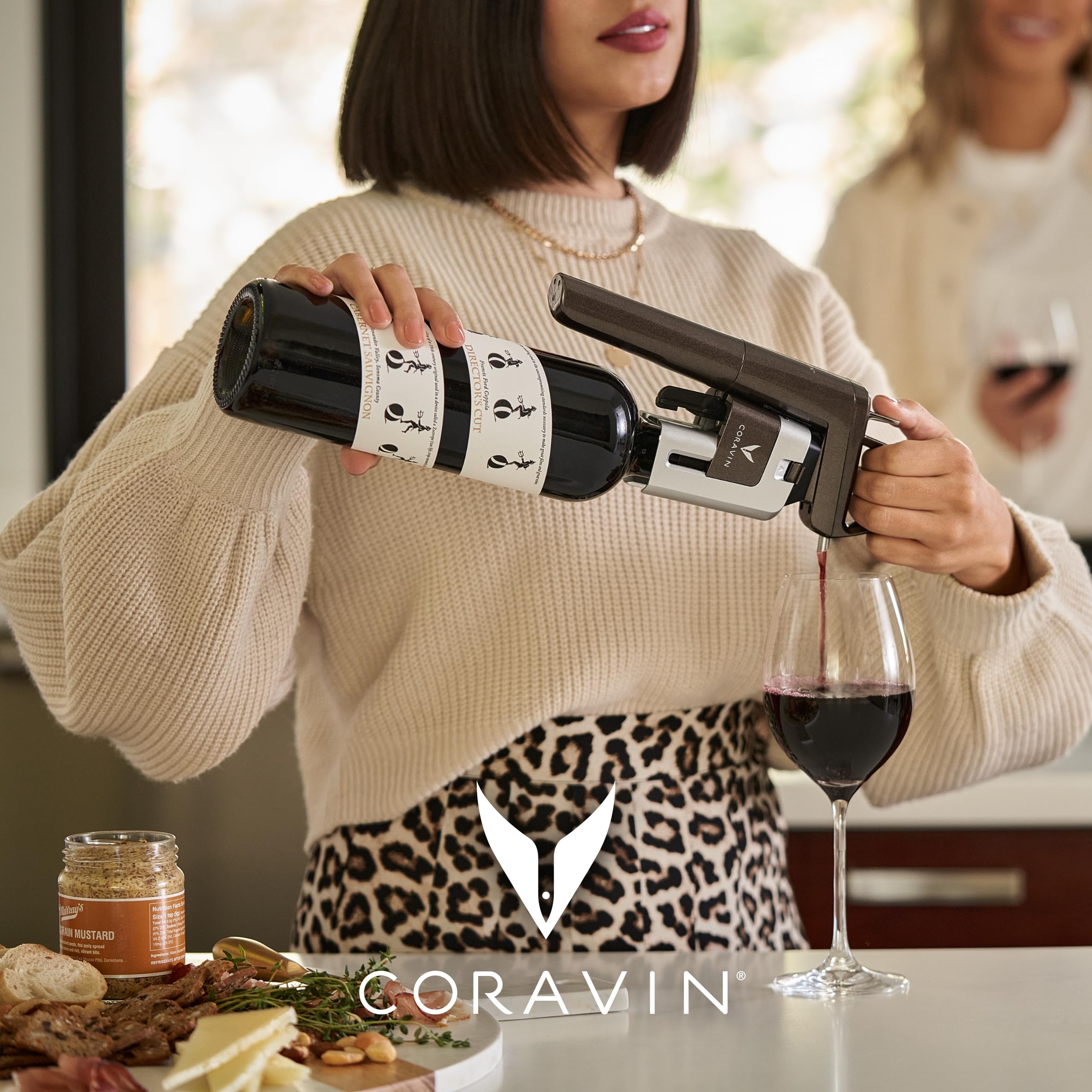 Coravin Sparkling Wine Preservation System - Preserve Wine for 4 Weeks - Wine Saver for Sparkling Wine - With Pure Sparkling CO2 Gas Capsules - For Champagne and Other Sparkling Wines