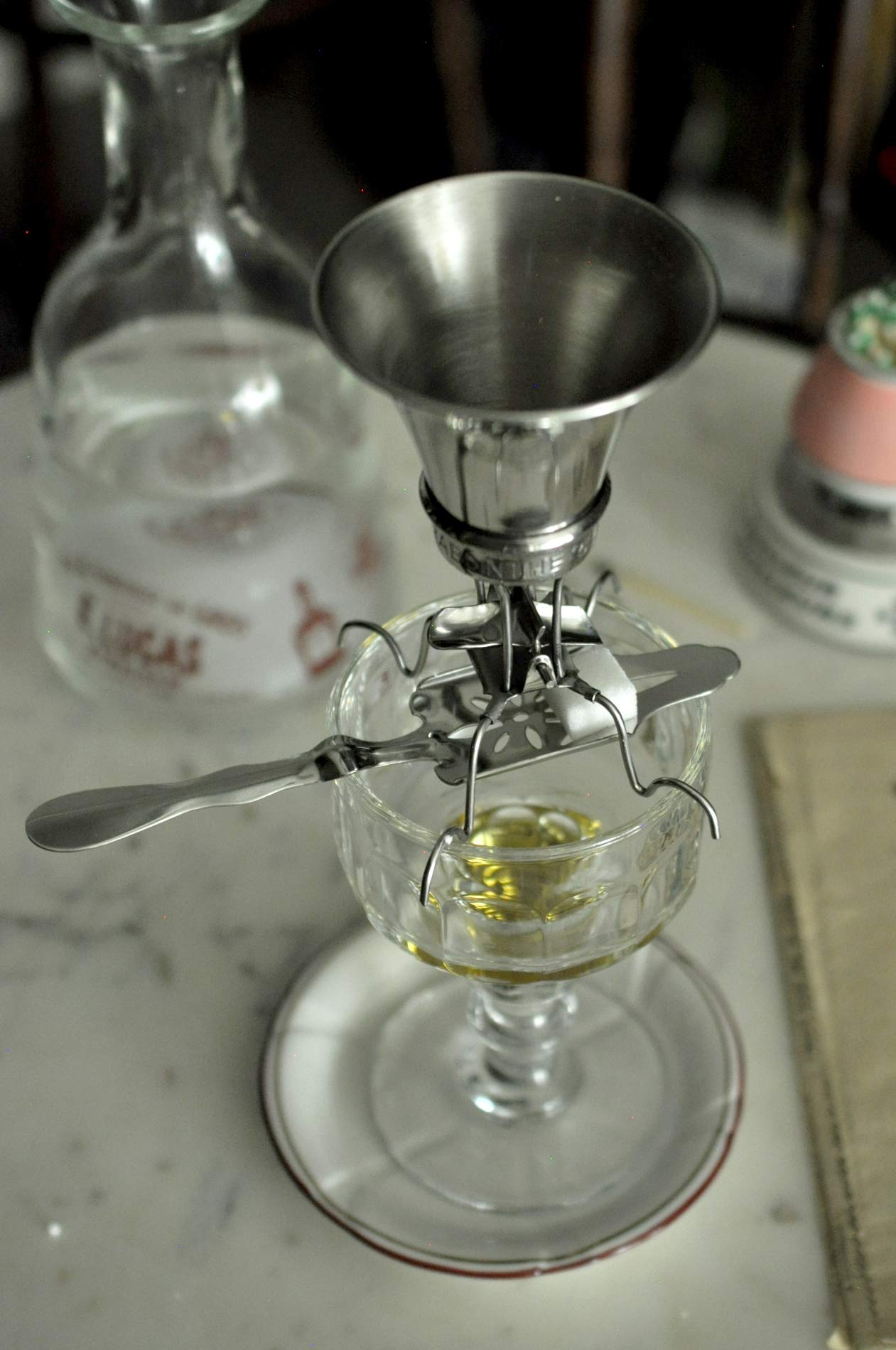 Absinthe Balancier (See-Saw dripper) from Bonnecaze Absinthe & Home