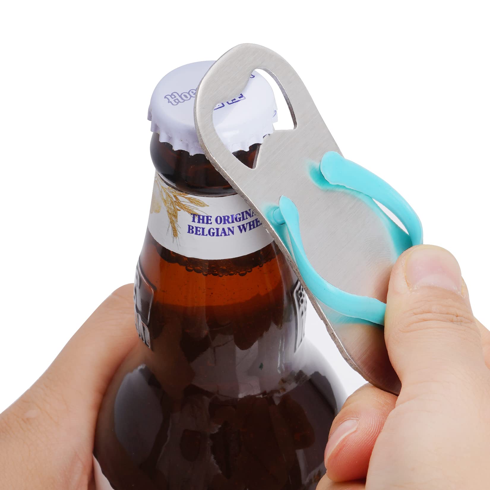 Marrywindix 8 Pack Flip-flop Bottle Openers Special "pop the Top" Slipper Bottle Opener with Gift Wrap for Wedding Summer Party Favors