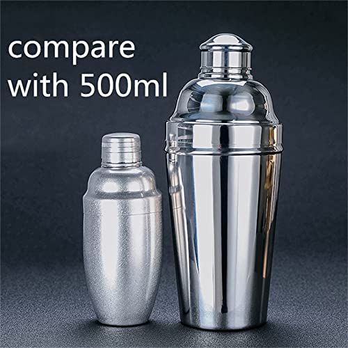 Cocktail Shaker 60 oz Stainless Steel Professional Martini Shaker Large Drink Shaker with Strainer for Bartending Bartender Shaker Margarita Mixer