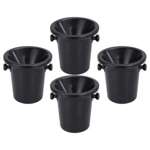 yardwe 4pcs wine tasting dump bucket champagne bucket spit wine barrels ice bucket cold wine barrels for wine whiskey cocktails