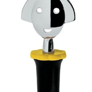 A di Alessi Anna Stop 2 Bottle Stopper, Black -