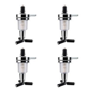 replacement nozzle shot dispenser fit for wine racks cocktail dispenser liquor dispenser caddy bottle holder rotated mounted liquor holder alcohol dispenser replacement nozzle 1.5oz 45ml (4 pieces)