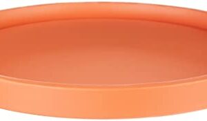 Kraftware Bartenders Choice Serving Tray - Spicy Orange, 14-Inch Food Tray for Coffee Table, Breakfast, Tea, Butler, Countertop, Kitchen, Vanity, Hotel Serve Tray