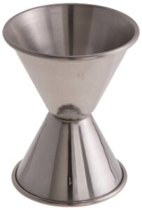 stanton trading 1-ounce by 1-1/2-ounce double jigger, stainless steel