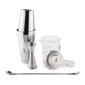 cocktail kingdom® essential cocktail set - stainless steel