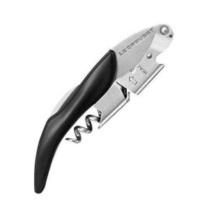 le creuset waiter's friend corkscrew, black