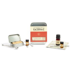 The Cocktail Box Co. Sazerac Cocktail Kit - Premium Cocktail Kits - Make Hand Crafted Cocktails. Great Gifts for Him or Her Cocktail Lovers (1 Kit)