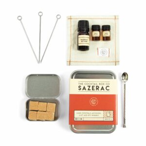 The Cocktail Box Co. Sazerac Cocktail Kit - Premium Cocktail Kits - Make Hand Crafted Cocktails. Great Gifts for Him or Her Cocktail Lovers (1 Kit)