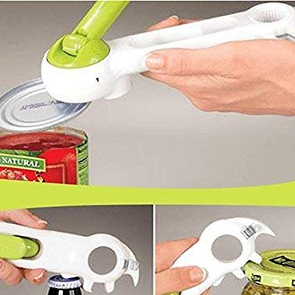 Multifunctional 6 in 1 One Touch Can Jar Bottle Opener Kitchen Tool by TJSpecia