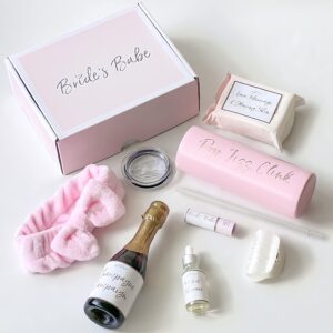 bride's babe bridesmaid gift box kit - bridesmaids proposal gift set, perfect for bachelorette party, bridal shower or as a thank you at the wedding