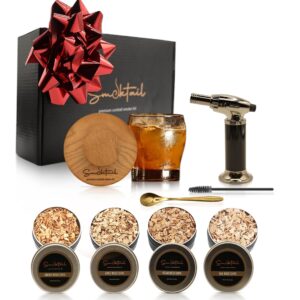 Cocktail Smoker Kit by Smoktail - Bourbon Smoker Kit - Experience The Perfect Blend of Bourbon and Smoke Best Gift to Men and Women (Without Butane) (Premium Kit)