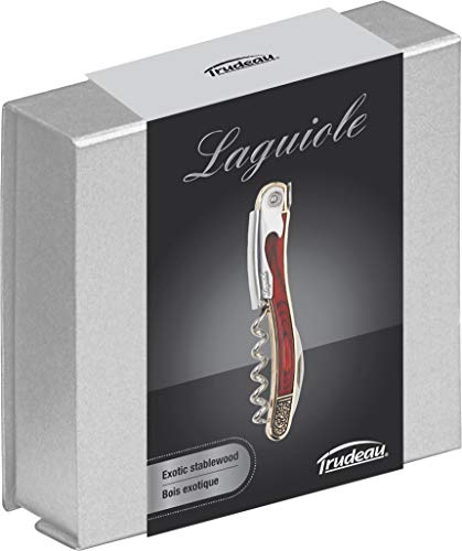 Trudeau Laguiole Red Stablewood Waiter's Corkscrew