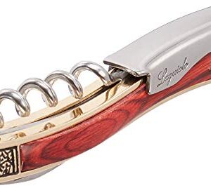 Trudeau Laguiole Red Stablewood Waiter's Corkscrew