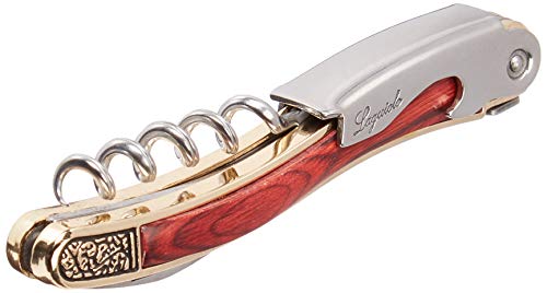 Trudeau Laguiole Red Stablewood Waiter's Corkscrew