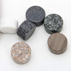 Whiskey Stones, Set of 6 Whiskey Chilling Stones, Reusable Ice Cubes, Whiskey Rocks - Perfect Whiskey Gifts for Men