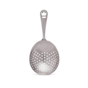 cocktail kingdom® premium julep strainer, stainless steel - matte finish