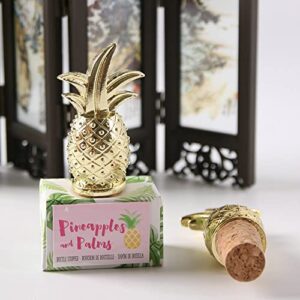 Wine Stoppers Pineapple Wine Bottle Stoppers Summer Fruit Wine Decorative Party Bar Supplies Wine Corks 2 Pack Alloy Creative Wine Stoppers for Home Bar Beach Party Decoration Gifts