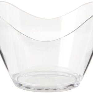 DeVine Accessories - Ice Bucket Clear Acrylic 8 Liter Good for up to 4 Wine or Champagne Bottles Ice Bucket