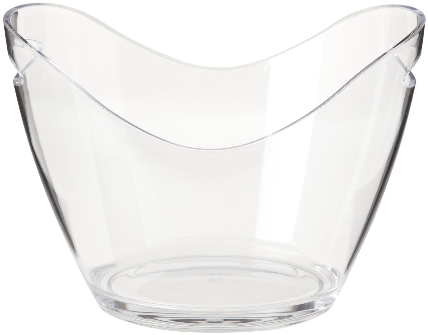 DeVine Accessories - Ice Bucket Clear Acrylic 8 Liter Good for up to 4 Wine or Champagne Bottles Ice Bucket