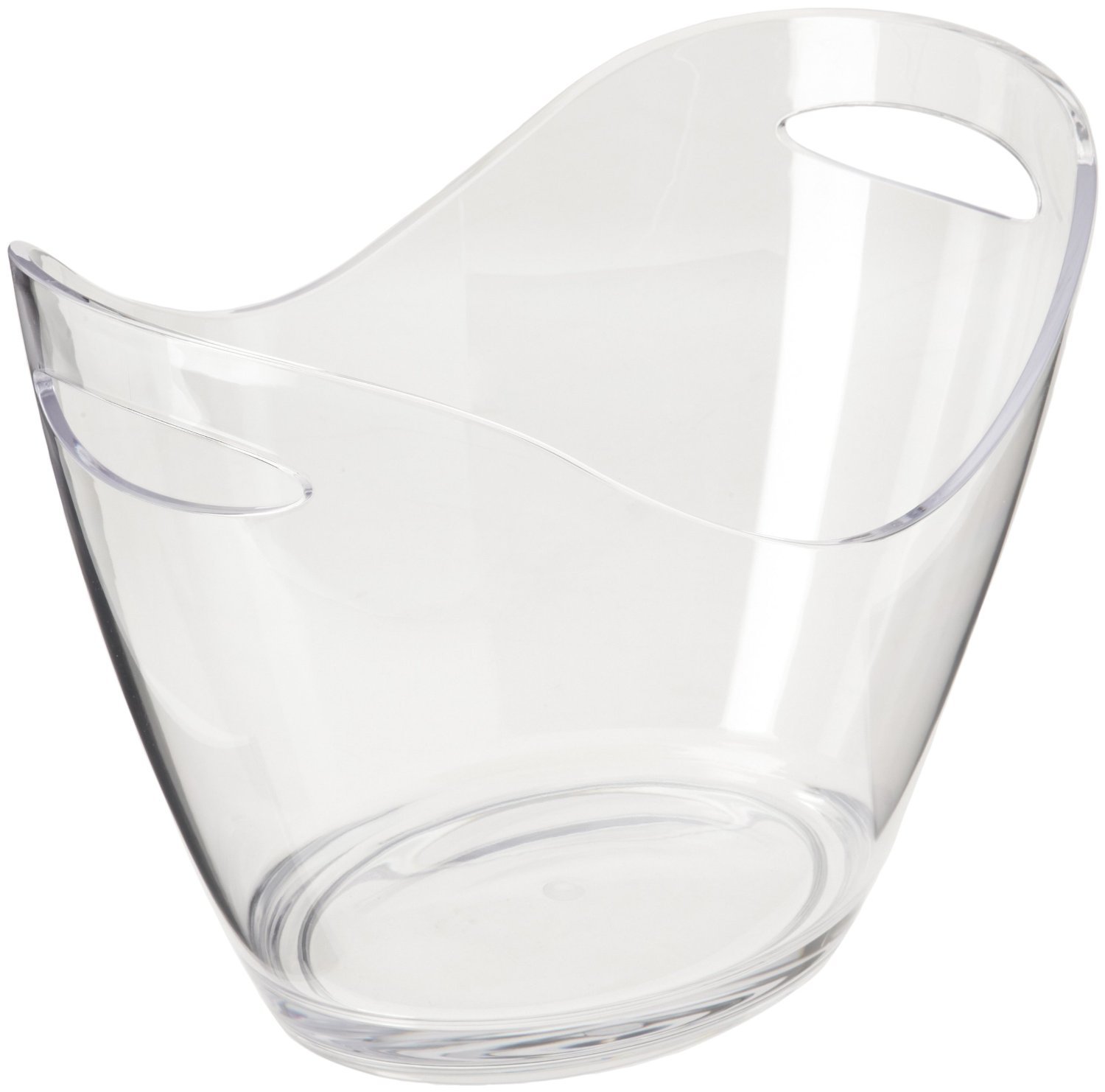 DeVine Accessories - Ice Bucket Clear Acrylic 8 Liter Good for up to 4 Wine or Champagne Bottles Ice Bucket