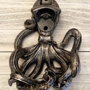 Octopus Bottle Opener - Wall Mount Nautical Ocean Beach Coastal Decor