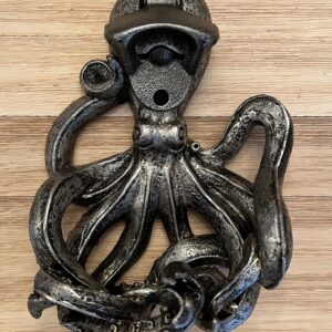 Octopus Bottle Opener - Wall Mount Nautical Ocean Beach Coastal Decor