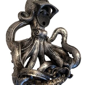 Octopus Bottle Opener - Wall Mount Nautical Ocean Beach Coastal Decor