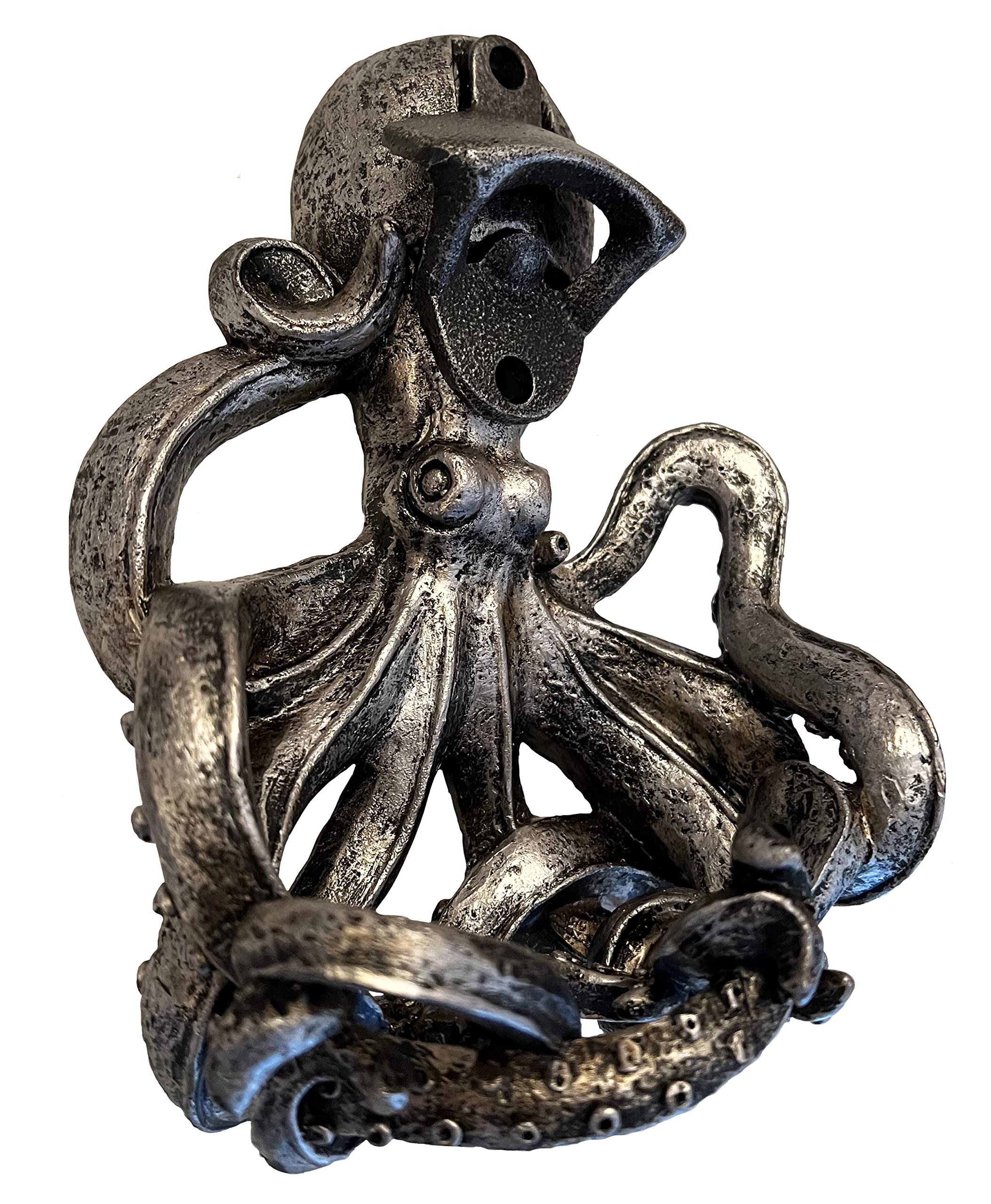 Octopus Bottle Opener - Wall Mount Nautical Ocean Beach Coastal Decor