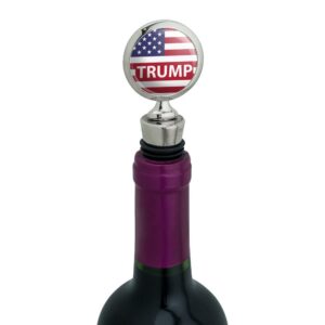 President Trump American Flag Wine Bottle Stopper