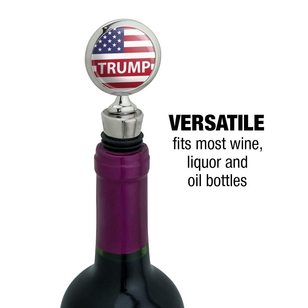 President Trump American Flag Wine Bottle Stopper