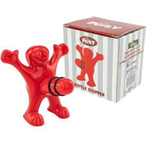 sir perky novelty bottle stopper