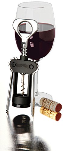 Amco Swing-A-Way Wing Corkscrew, Black