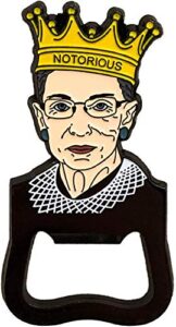 balanced co. ruth bader ginsburg bottle opener notorious rbg beer opener