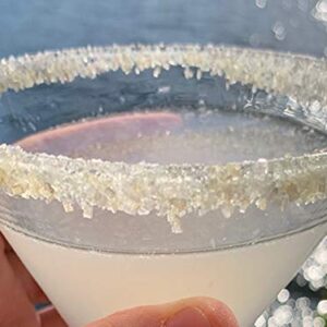 Snowy River Jewels Cocktail Sugar - All Natural Kosher Gold and Silver Cocktail Rimmer (4oz, Jewels)