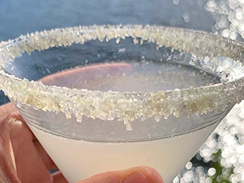 Snowy River Jewels Cocktail Sugar - All Natural Kosher Gold and Silver Cocktail Rimmer (4oz, Jewels)