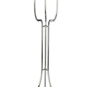 Winco Folding Wine Bucket Stand, Medium, Chrome , 8 Quart