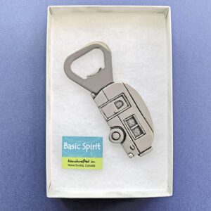 RV Camper Bottle Opener Pewter Accessory Decor Handcrafted Gift Box Travel Adventure