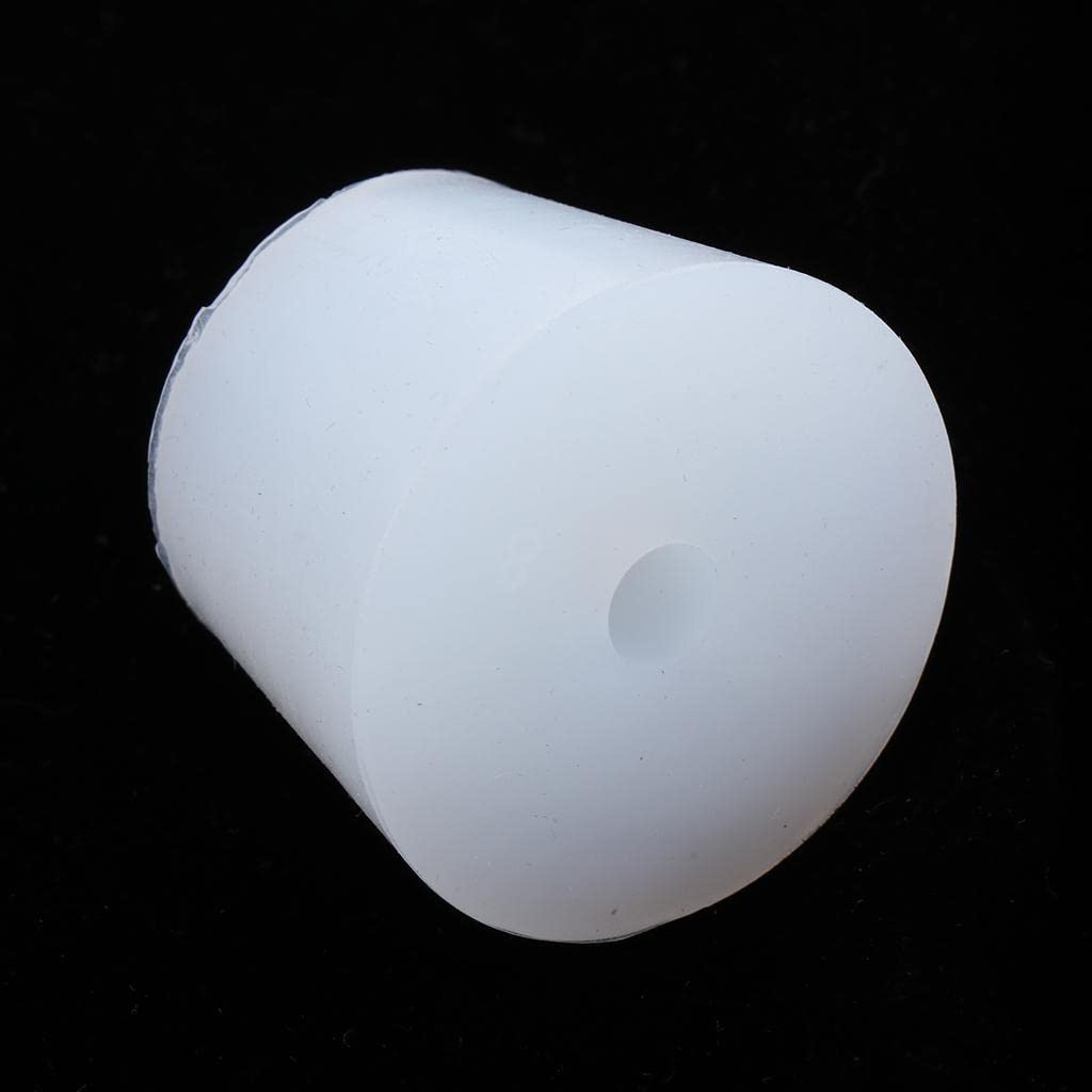 Generic 1 Piece Rubber Bung Stopper Wine Bottle Plugs Silicone Bungs Solid, 8# 3.2-4.2cm Hole