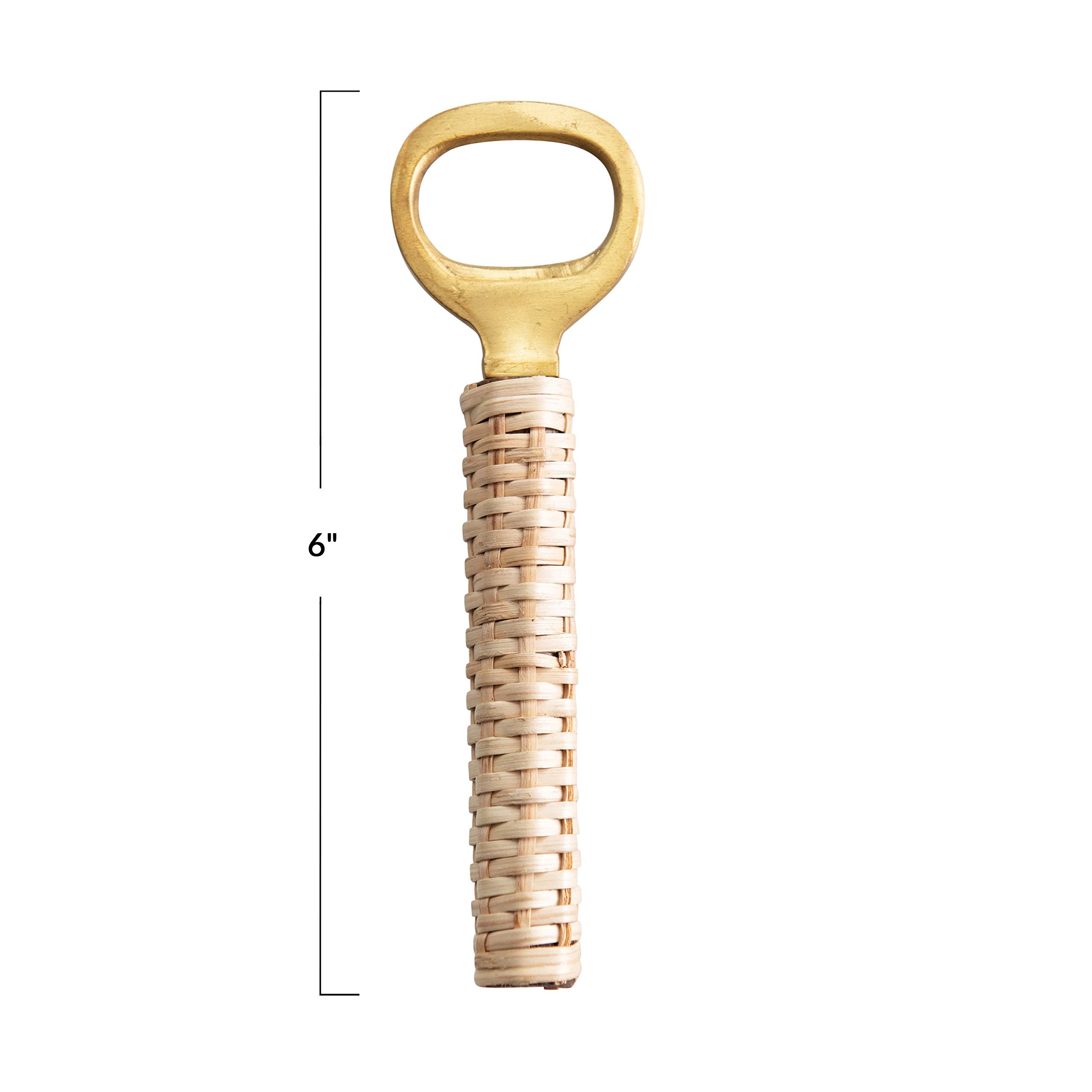 Creative Co-Op Brass Handle Bottle Opener