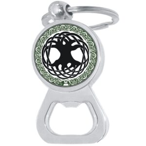 Celtic Tree Bottle Opener Keychain