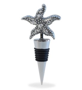 cheers metal wine stopper - starfish