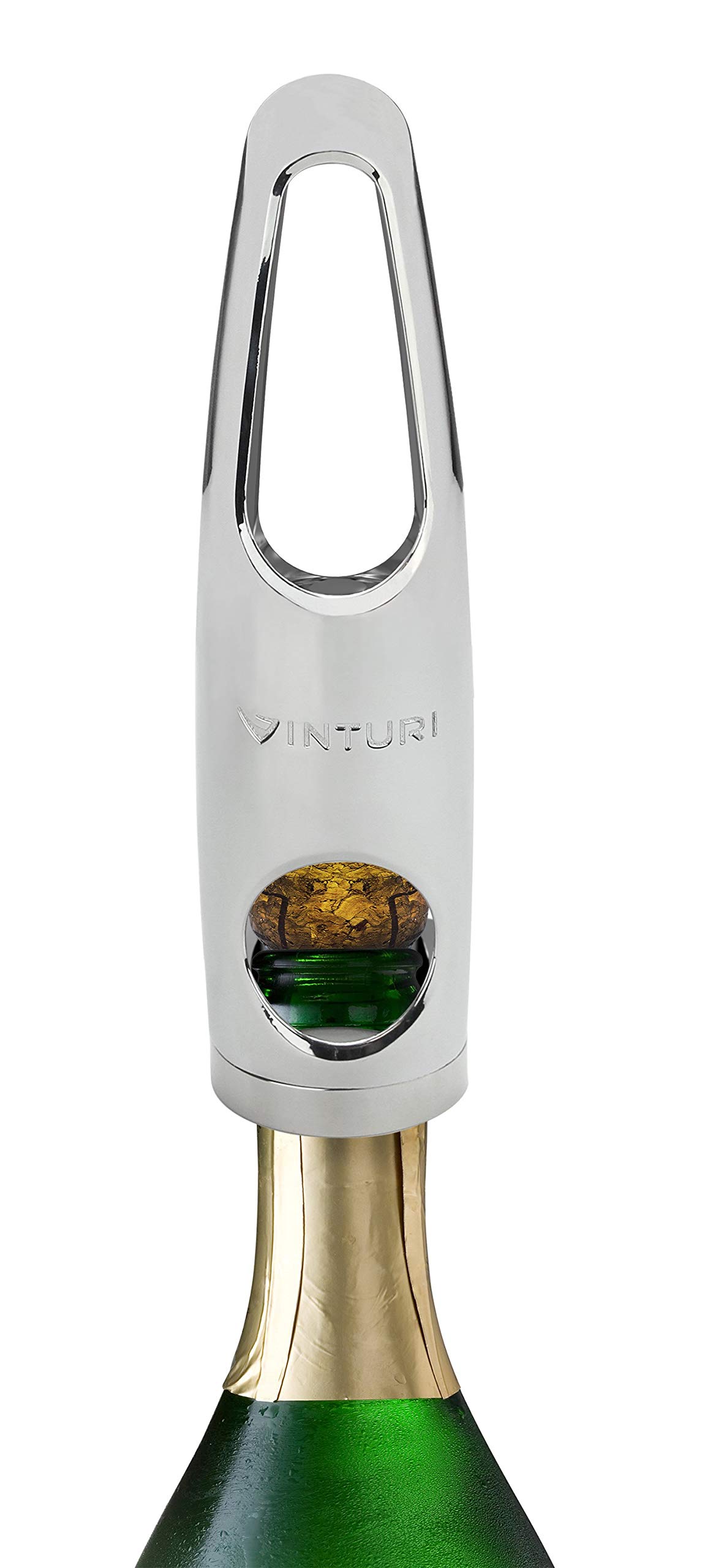 Vinturi Champagne Opener, one size, silver