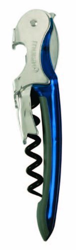 Franmara 3166 Blue 3166-06 Murano Waiter's Corkscrew with Translucent Handle