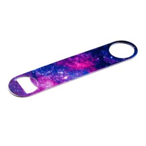 galaxy stars powder coated steel bottle opener