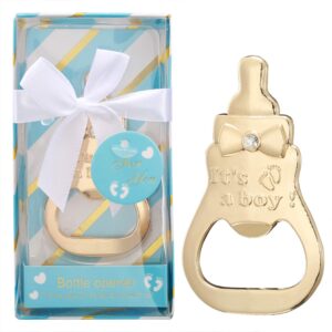 16 pack baby shower party favors botttle opener for guest,baby shower souvenir baby shower favors for boy bottle opener for birthday keepsake creative party decoration (blue, 16)