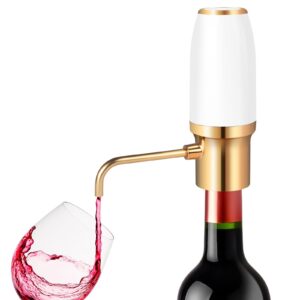 electric wine aerator, wine accessories aeration for beginner enthusiast, wine aerator pourer spout, wine gifts, wine dispenser with usb rechargeable for travel, home, bar