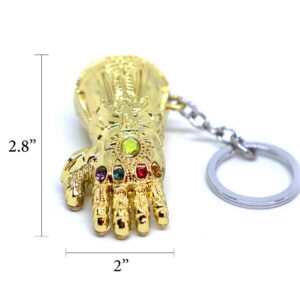 365Home Glove Keychain Bottle Opener, Beer Gifts Bottle Opener for Men, Husband, Dad, Grandpa, Boyfriend (Gold)