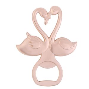 VIDACONTIGO 10 Pack Wedding Bottle Opener Flamingo shaped gift for Guests Bridal Shower Gift Baby Shower Souvenir Party Decorations (10 PCS)